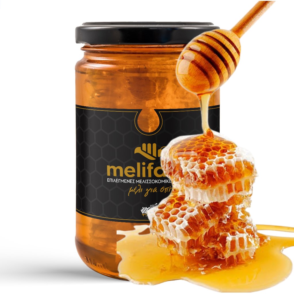 Μέλι Πεύκο με Κηρήθρα | Melifarm, μέλι για σπίτι!